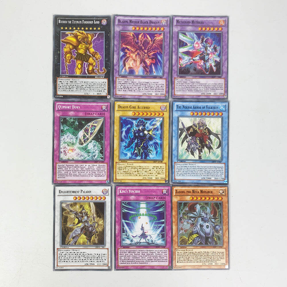 Yugioh การ์ดของเล่นการ์ดแบบหายากการ์ดภาษาอังกฤษกล่องเหล็กชุดคอลเลกชั่น ...