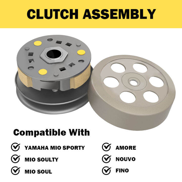 Power Clutch Lining Assembly with Bell and Torque Drive Mio Sporty ...