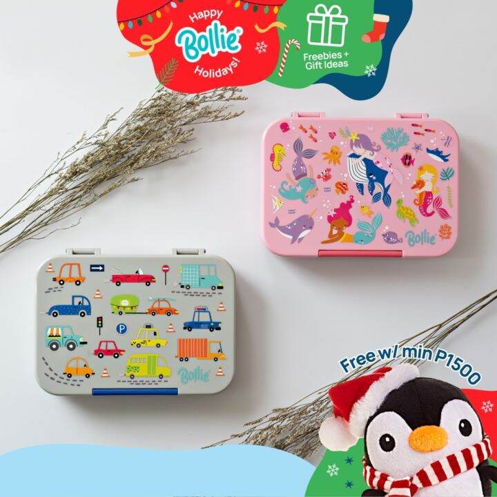 [ONHAND] Bollie Baby Sammy Bento Lunch Box with 6 Compartments | Lazada PH