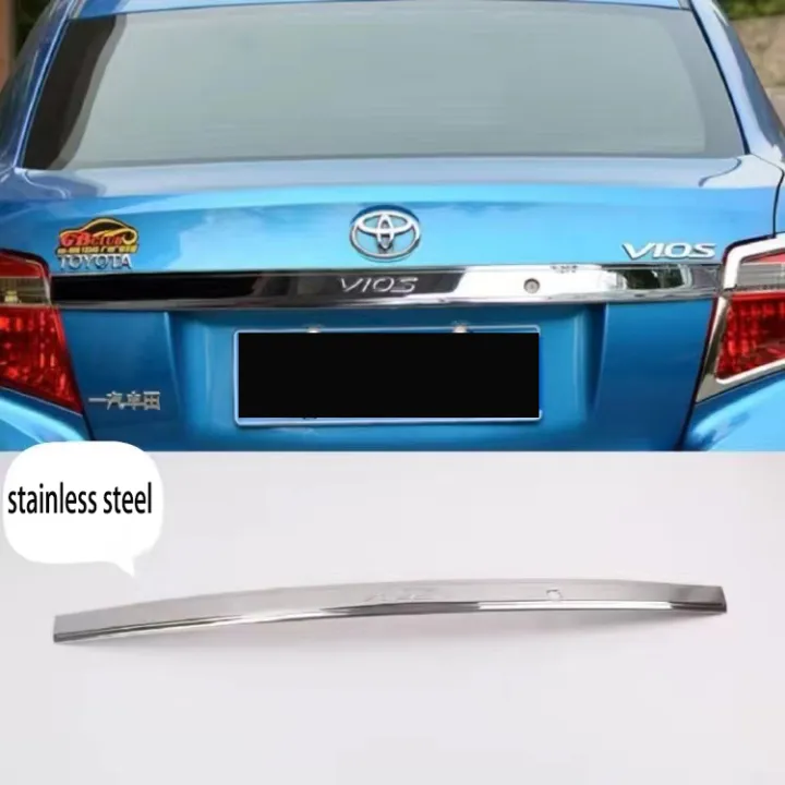 Toyota Vios Car Tailgate Trim Strip Rear Trunk Decorator Cover ...
