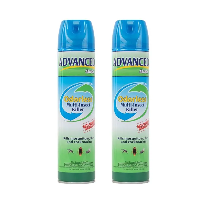 ADVANCED Aerosol Multi Insect Killer 2pcs (600ml per piece) | Lazada PH
