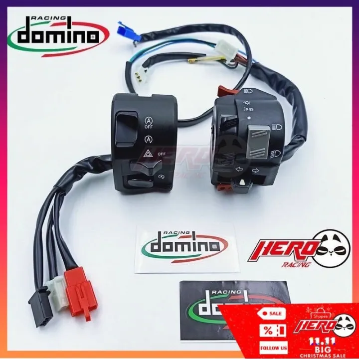 Domino Switch NMAX Switch Set (Left Right) with Relay For Yamaha Nmax ...
