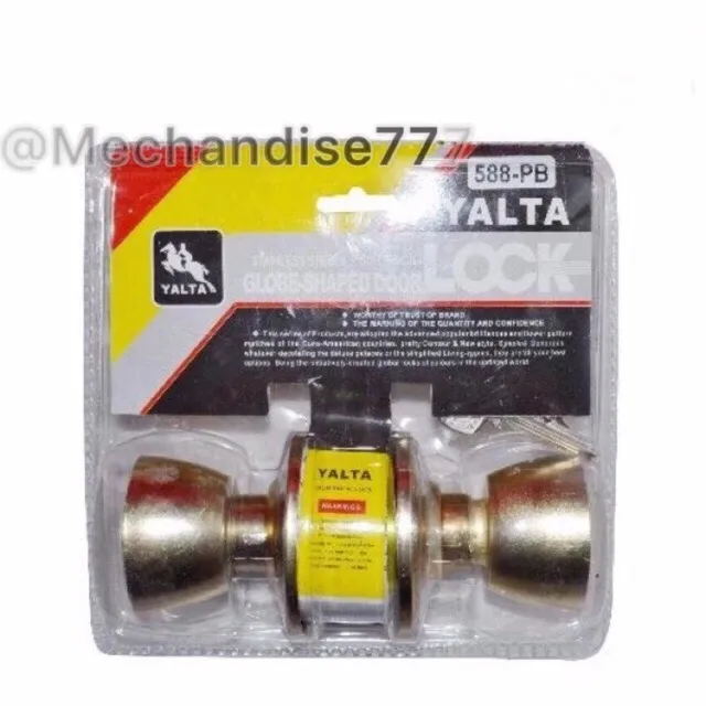 STAINLESS STEEL DOOR LOCK GLOBE-SHAPED DOOR LOCK | Lazada PH