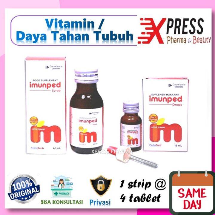 ⚡XPRESS⚡ Imunped Drop Sirup Syrup Drops Multivitamin Bayi Vitamin C ...