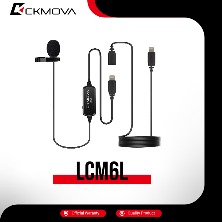 CKMOVA Model LCM6L Lavalier Omnidirectional Condeser Microphone | Lazada Indonesia