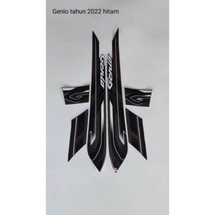 Striping Stiker sticker lis body honda new genio cbs thn 2022 2023 ...
