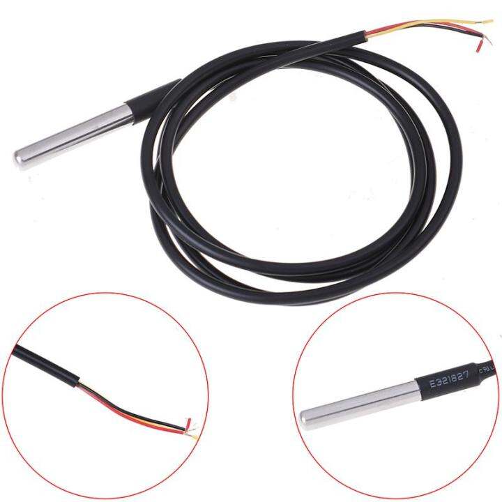 1Pc 1/2m DS18B20 waterproof digital humidity temperature sensor thermal ...
