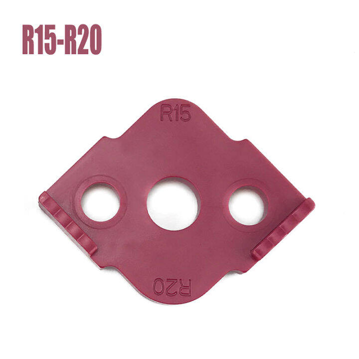 LEI Woodworking Router Corner Radius Templates Jig R5 to R40 Routing ...