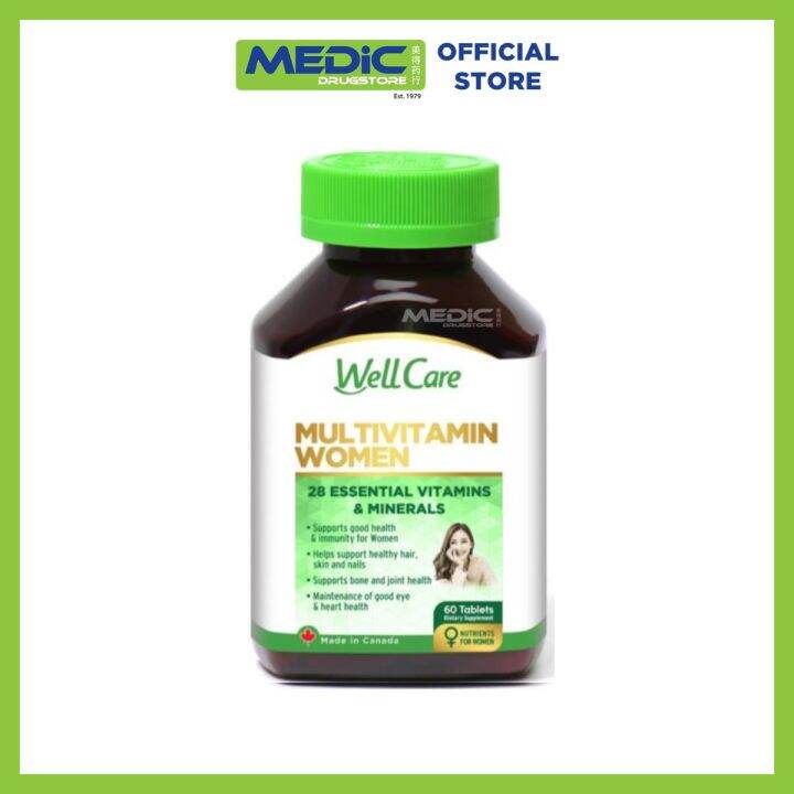 WellCare Multivitamin Women 60s - By Medic Drugstore | Lazada Singapore