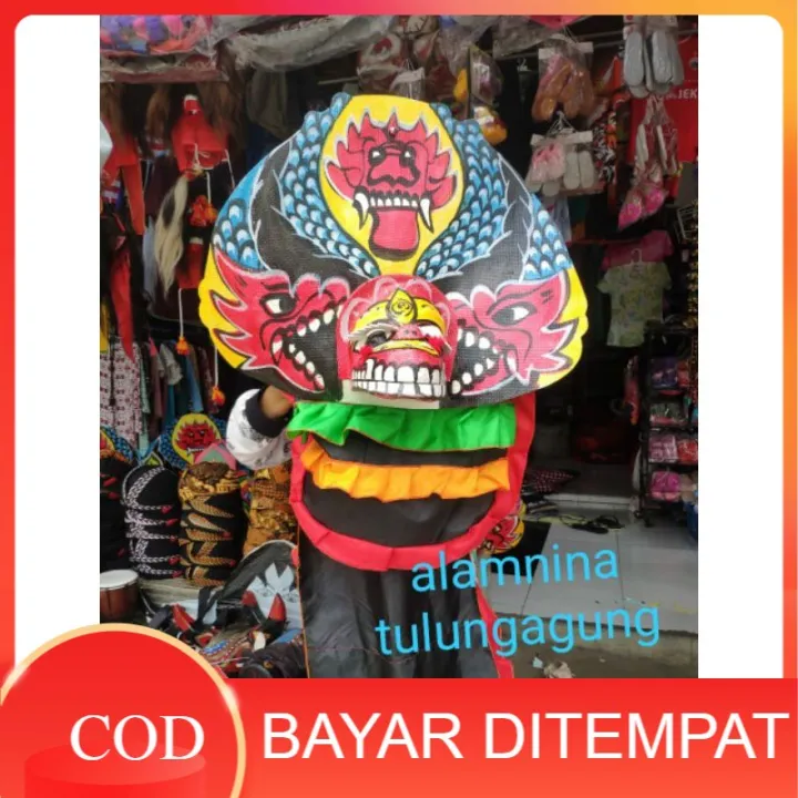Caplokan barongan jaranan barongan caplok topeng barongan spon anak ...