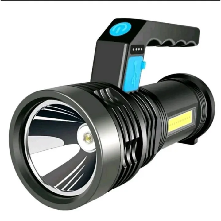 Senter LED + COB Jarak Jauh Super Terang / Senter Tangan Senter Gengam ...