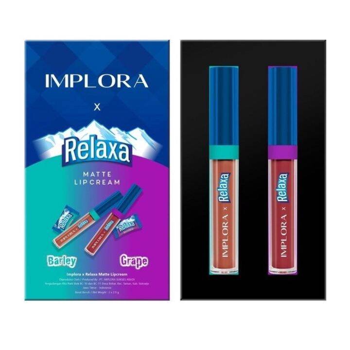 New Produk Implora x Relaxa Matte Lip Cream - Lipcream Implora Limited ...