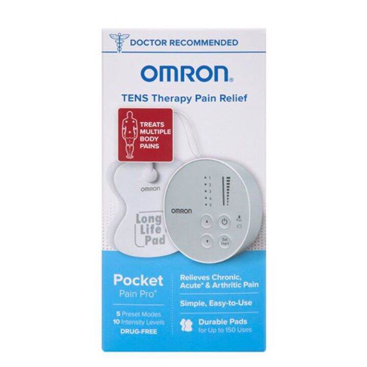 OMRON Pocket Pain Pro TENS Unit Muscle Stimulator, Simulated Massage ...