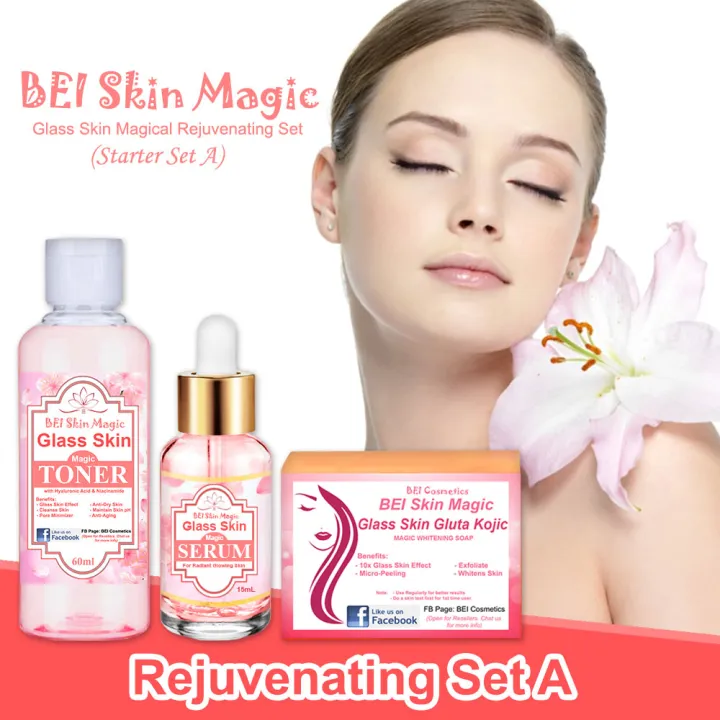 [GLASS SKIN] BEI Glass Skin Magical Rejuvenating Set A (Starter Set ...