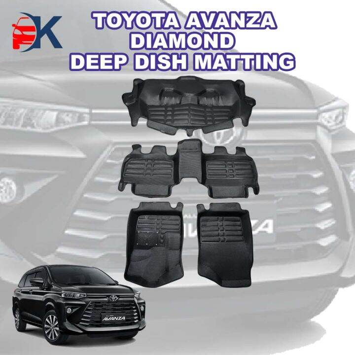 Diamond Toyota Avanza Deep Dish Matting | Lazada PH