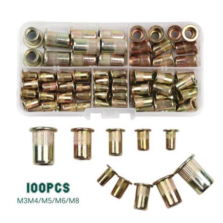 Riveter Gun Auto Rivet Tool 12" Blind Rivet Nut Gun Heavy Hand INSER ...