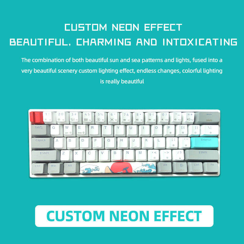 2022 Skyloong Mechanical Keyboard USB Wired LED Backlit Axis GK61 SK61 ...