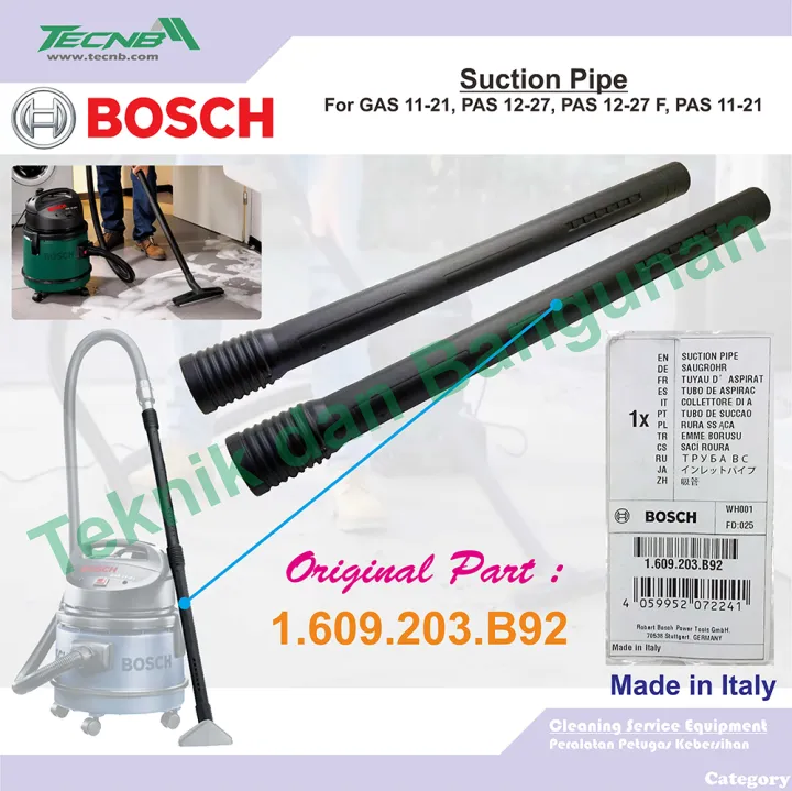 Bosch Vacuum Cleaner Suction Pipe | Lazada Indonesia