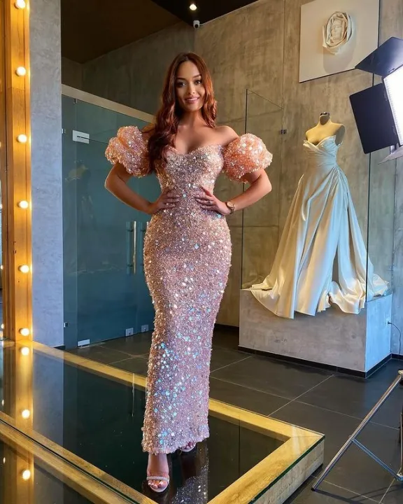 เดรสกระโปรงทรงดินสอคอวีเข้ารูปของผู้หญิง,เดรสกระโปรงเซ็กซี่สีบรอนซ์ ...