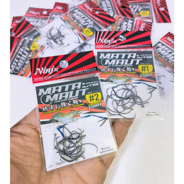 NINJA Mata Kail Udang Maut , Mata Maut, Mata Kail Udang Harimau #NJ ...