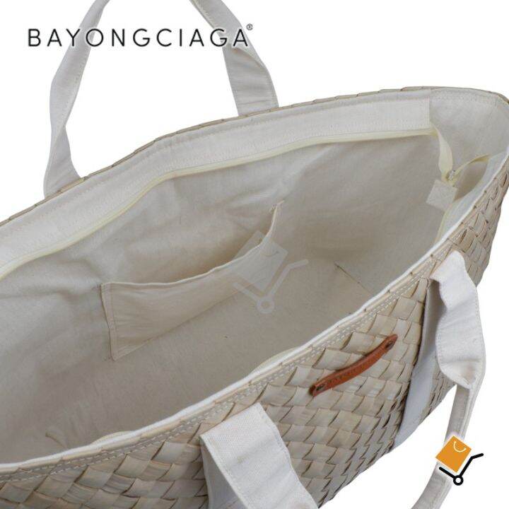 Bayongciaga Carry All Buri Bag Canvass Handle Bayong Bag | Lazada PH