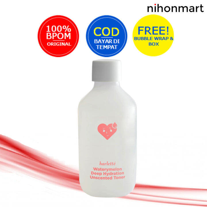 Harlette Waterymelon Deep Hydration (Unscentted) Toner 100ml | Lazada ...