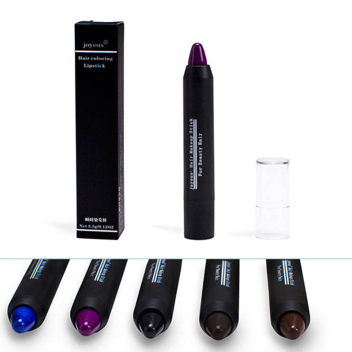 One-Time Hair Dye Gray Root Coverage Hair Color Cream Stick Temporary ...