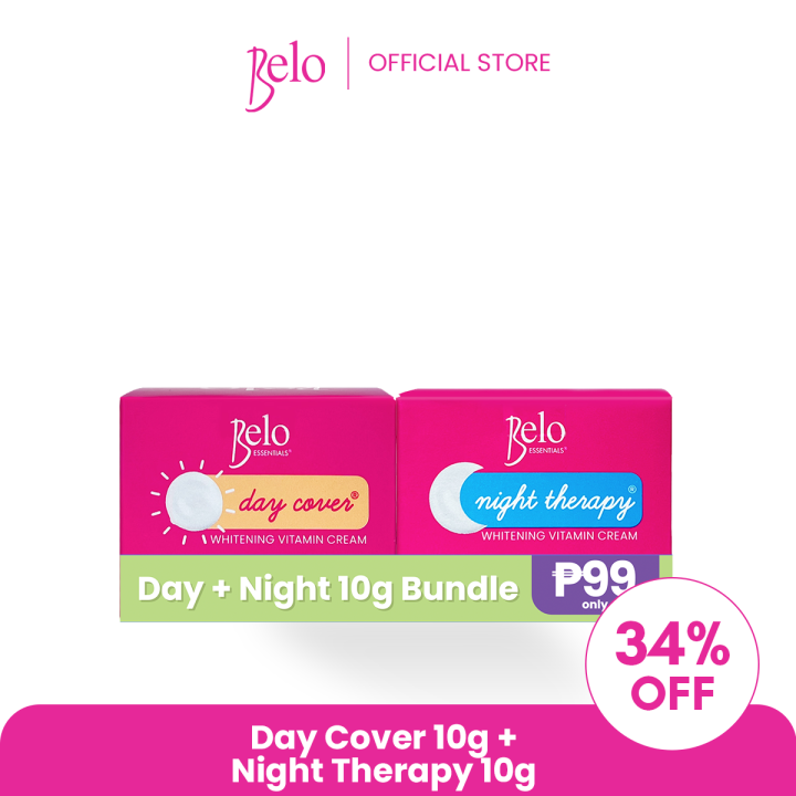 Belo Essentials Whitening Day + Night Cream 10g Bundle | Lazada PH