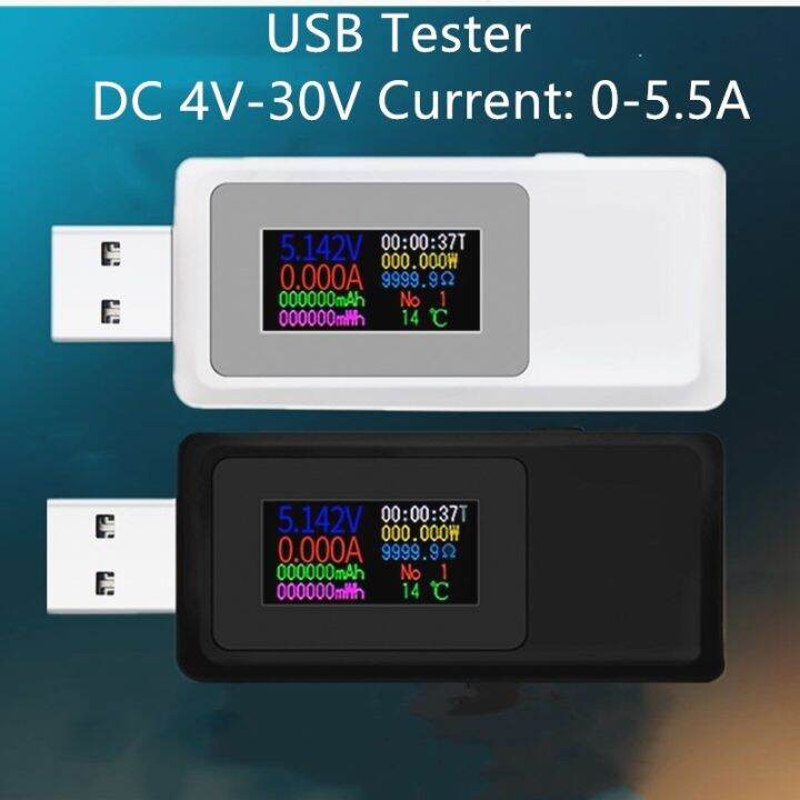 【☑Fast Delivery☑】 dianlan09 Dc 4-30v Usb Tester Voltage Charger Digital ...