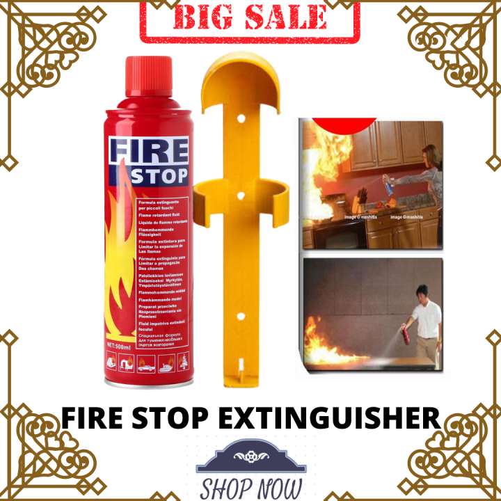 Car Fire Extinguisher Portable Car Mini Fire Extinguisher with Bracket ...