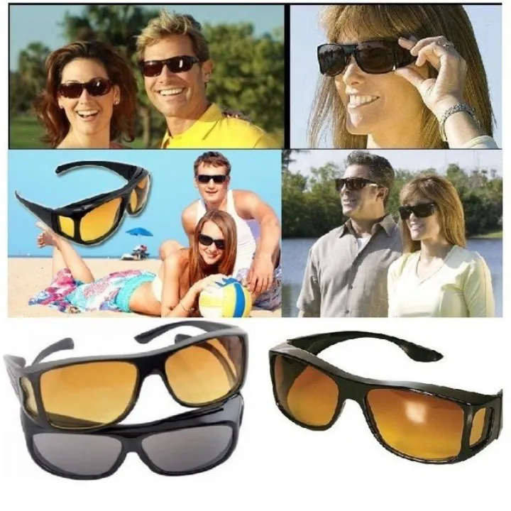 HD Vision WRAP AROUNDS Anti Glare Night View Glasses | Lazada PH