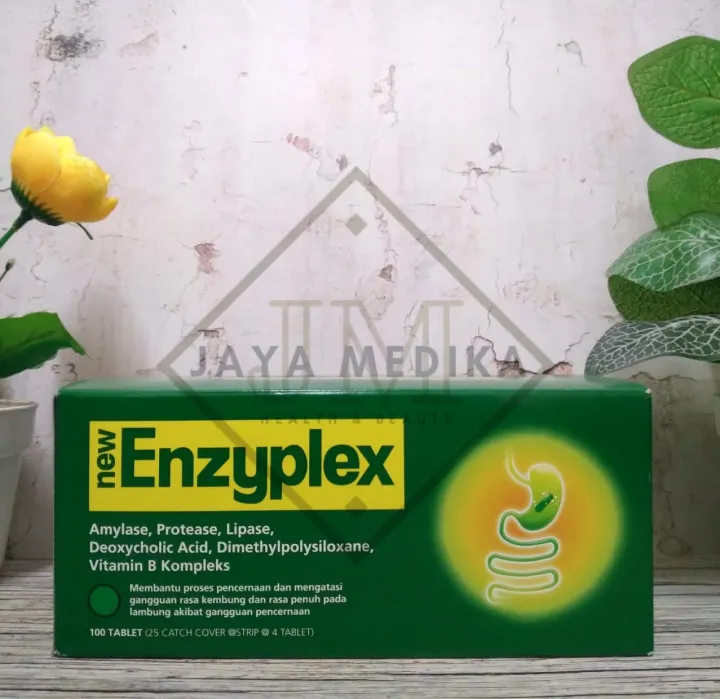 New Enzyplex Box Isi 100 Tablet / Gangguan Lambung & Pencernaan ...