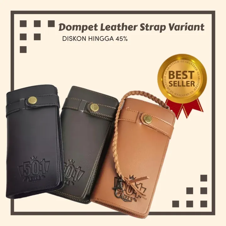 DOMPET PRIA KULIT PREMIUM BEST SELLER SNI PRODUCT COD VARIAN TALI ANTI ...
