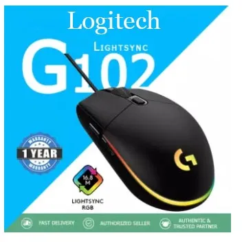 Original Logitech G102 Second Generation Wired Gaming Mouse Competitive ...