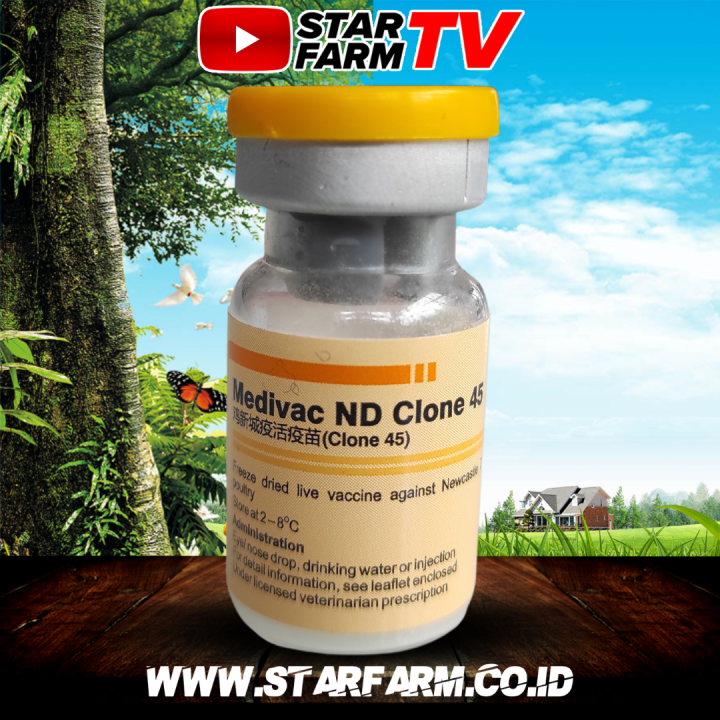 Vaksin Medivac ND Clone-45 1000 Dosis - Star Farm | Lazada Indonesia