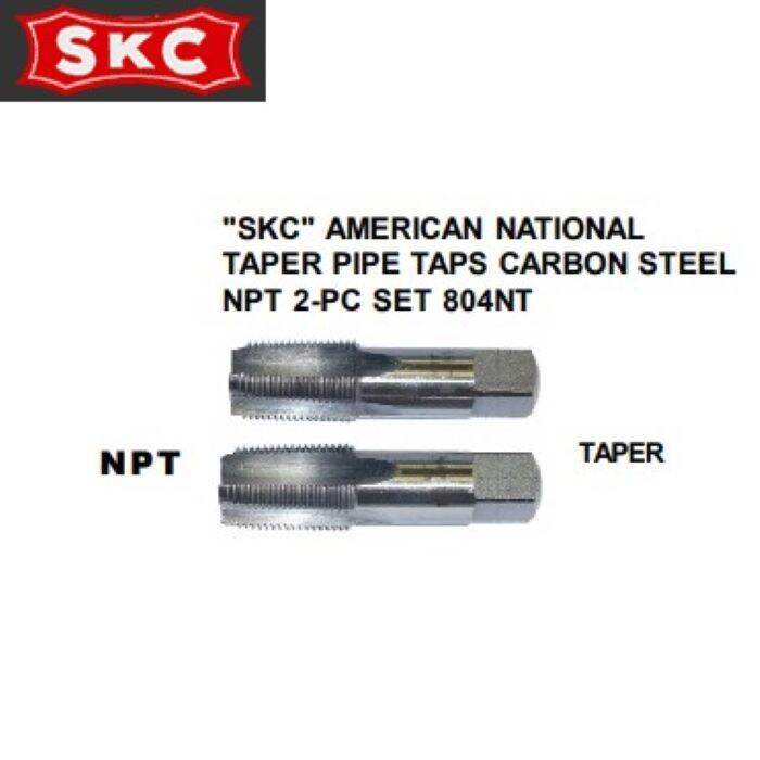 SKC AMERICAN NATIONAL TAPER PIPE TAPS CARBON STEEL "NPT" 2-PC SET 1/4" X 18 | Lazada