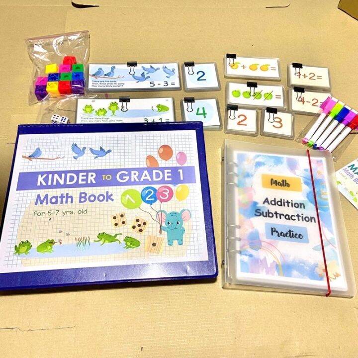 KINDER-GRADE 1 MATH BUSY BOOK (for 5-7 yrs.old) | Lazada PH