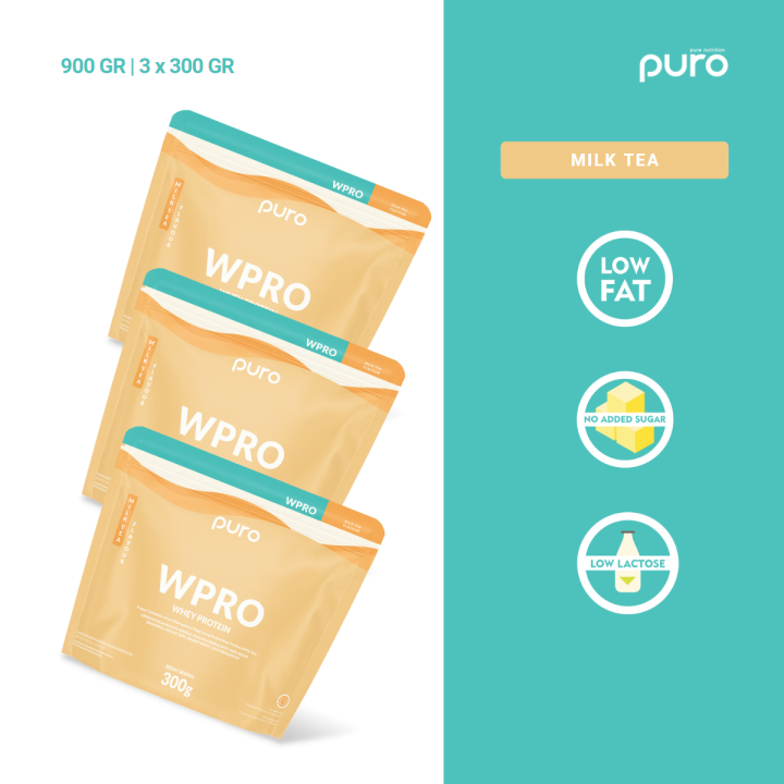 PURO WPRO Whey Protein Concentrate 900g | Lazada Indonesia