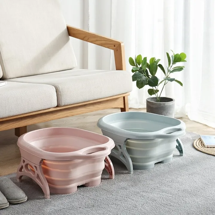 LD-C151 Baskom Lipat Rendam Pijat Kaki Refleksi Foldable Footbath Ember ...