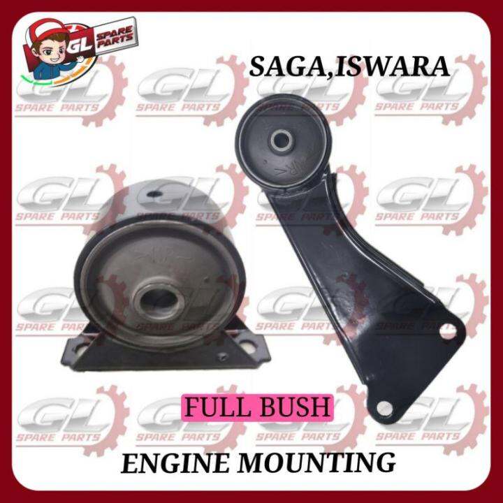 (FULL BUSH RUBBER) RACING ENGINE MOUNTING PROTON SAGA 12V ISWARA 12V ...