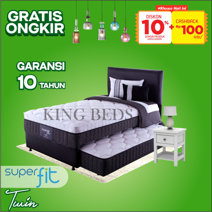 Comforta Spring Bed Superfit Neo Twin 2 in 1 90 100 120 x 200 | Lazada Indonesia