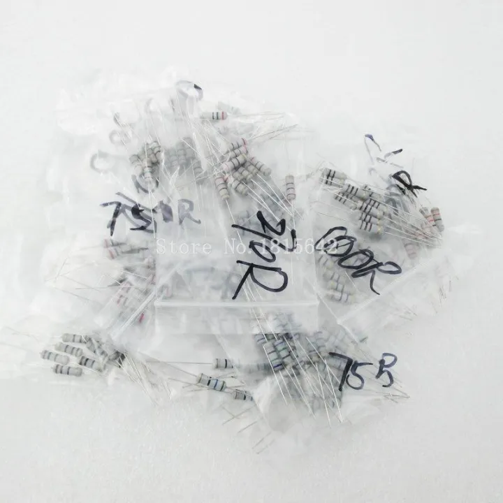 300pcs Resistor Kit 1W 5% 30values X 10pcs Carbon Film Resistance 0.1 ...