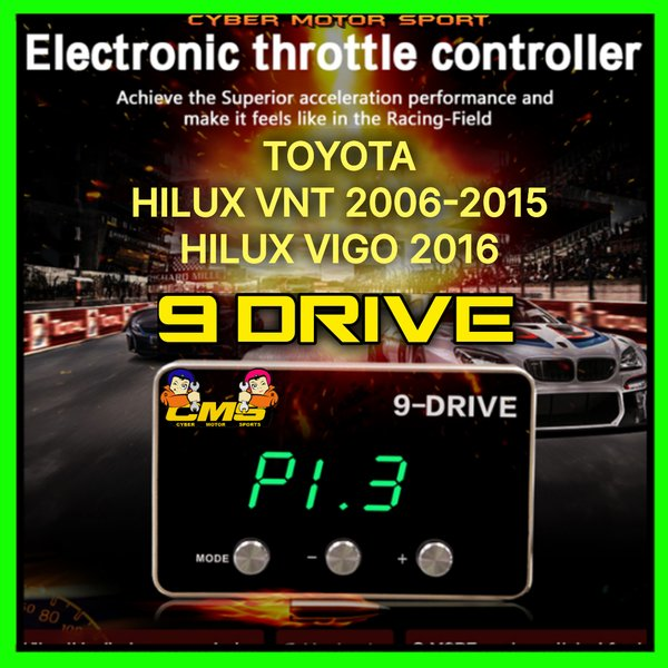 Throttle kontrol TOYOTA HILUX VNT VIGO 2006-2016 . 9drive trotel ...