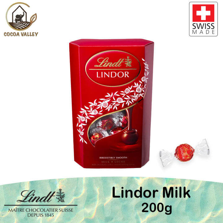 Lindt Lindor Milk Chocolate 200g (Swiss Made) | Lazada
