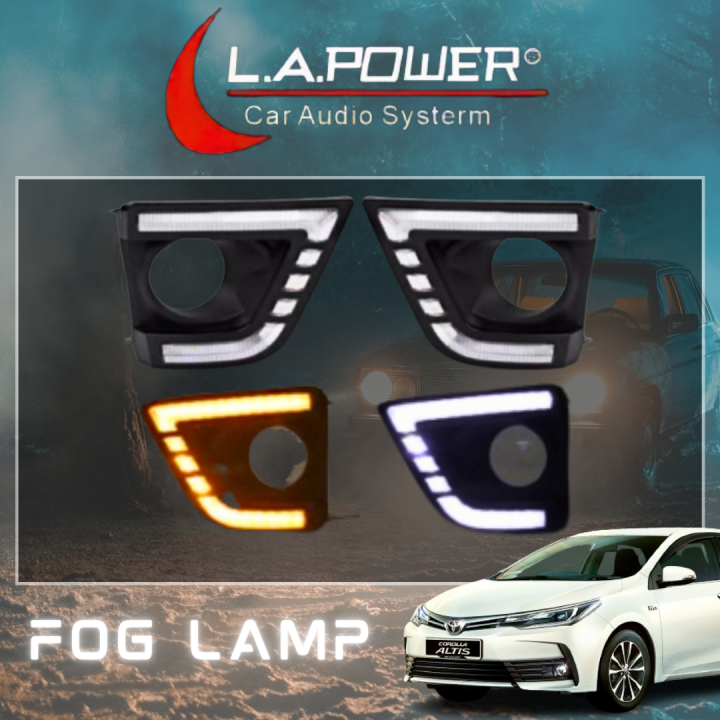TOYOTA ALTIS 2014-2017 FOG LAMP DRL DAYLIGHT LED | Lazada