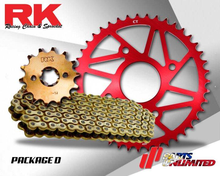 CHAIN AND SPROCKET SET (PACKAGE D) FOR RAIDER 150 | Lazada PH