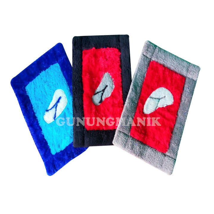 lap keset bulu motif keset kaki keset bulu busa murah lap keset kaki ...