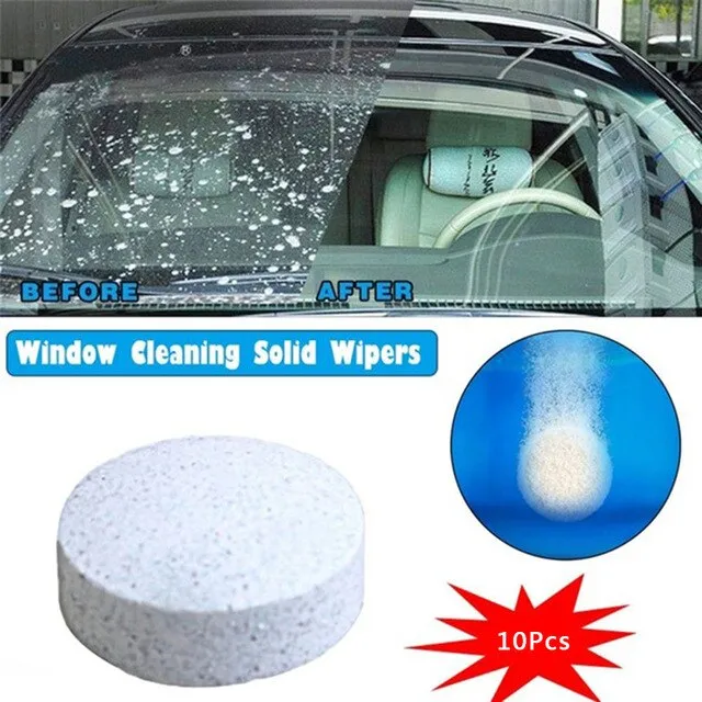 10Pcs Compact Auto Wiper Detergent Effervescent Tablets 1Pc=4L ...