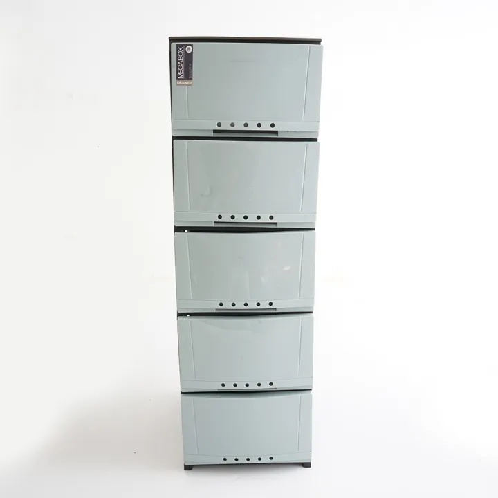 MEGABOX DRAWER 5LAYER L.BLUE | Lazada PH