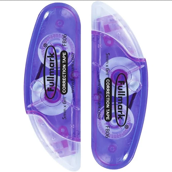 Fullmark Correction Tape , 2 pcs / pack - Purple (Model B) | Lazada